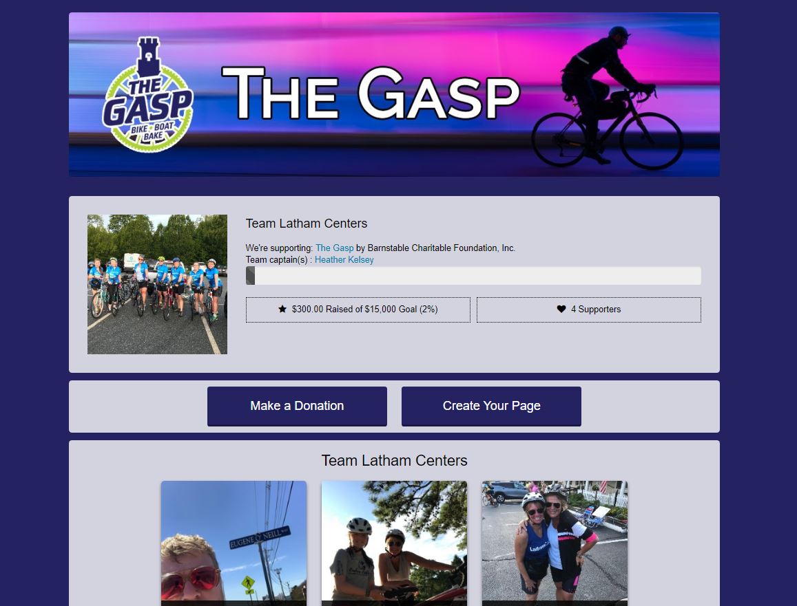 Join us for The Virtual Gasp 2020! - Latham Centers