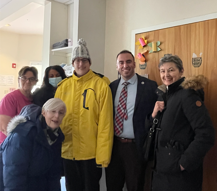 Representative Chris Flanagan visits Latham School - Latham Centers